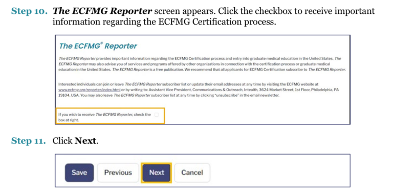 MyIntealth Guide - ازاى تسجل على ECFMG بالنظام الجديد